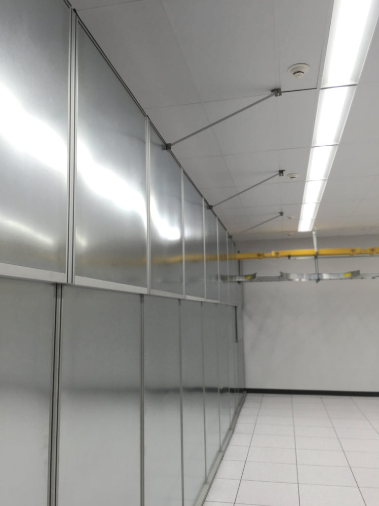 Components and Accessories for Modular Walls and Barrier Management